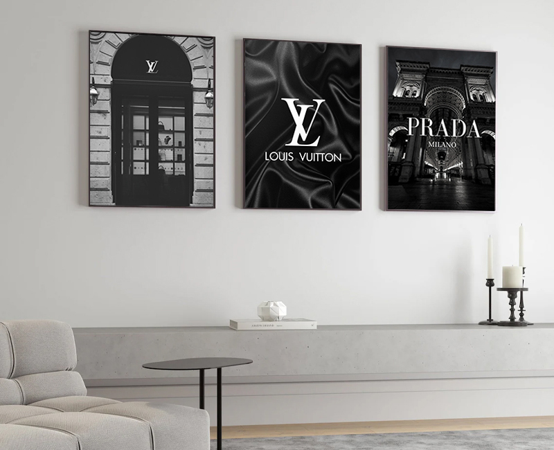 Luxury Brands Digital Poster, Trendy Printable With Logo, Fa | Inspire ...