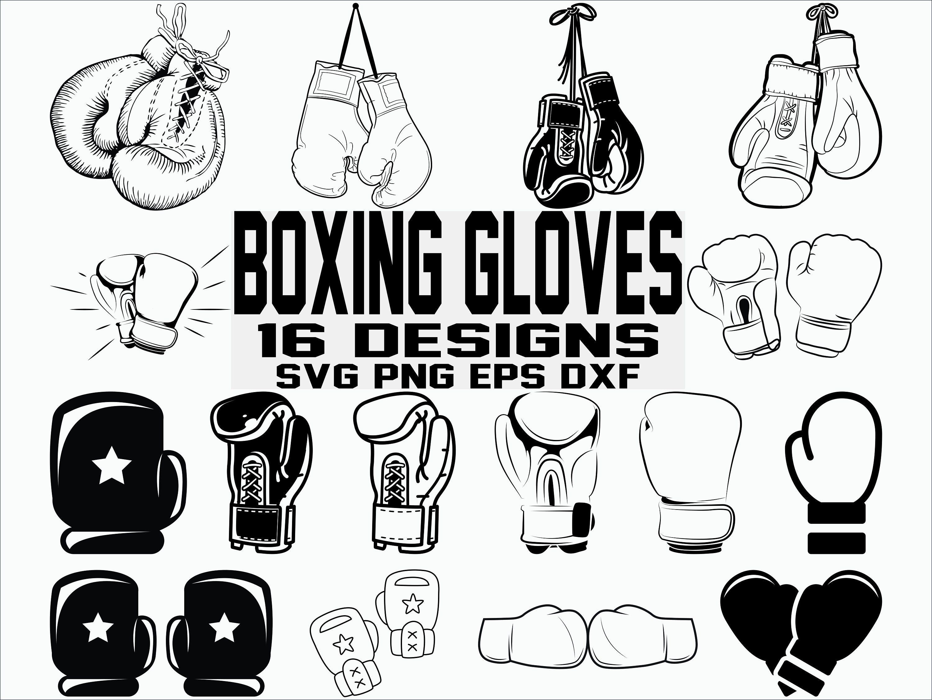 Boxing Glove SVG, glove svg, boxing svg, fighting svg - Inspire Uplift