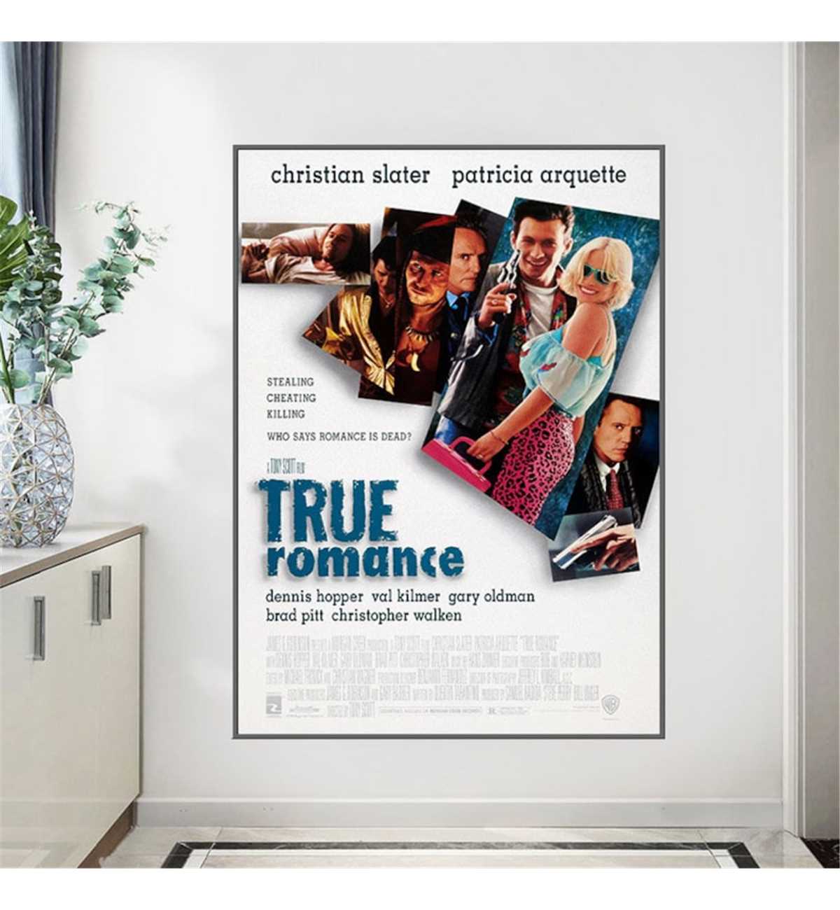 True Romance 1993 Movie Poster Classic Crime Drama | Inspire Uplift