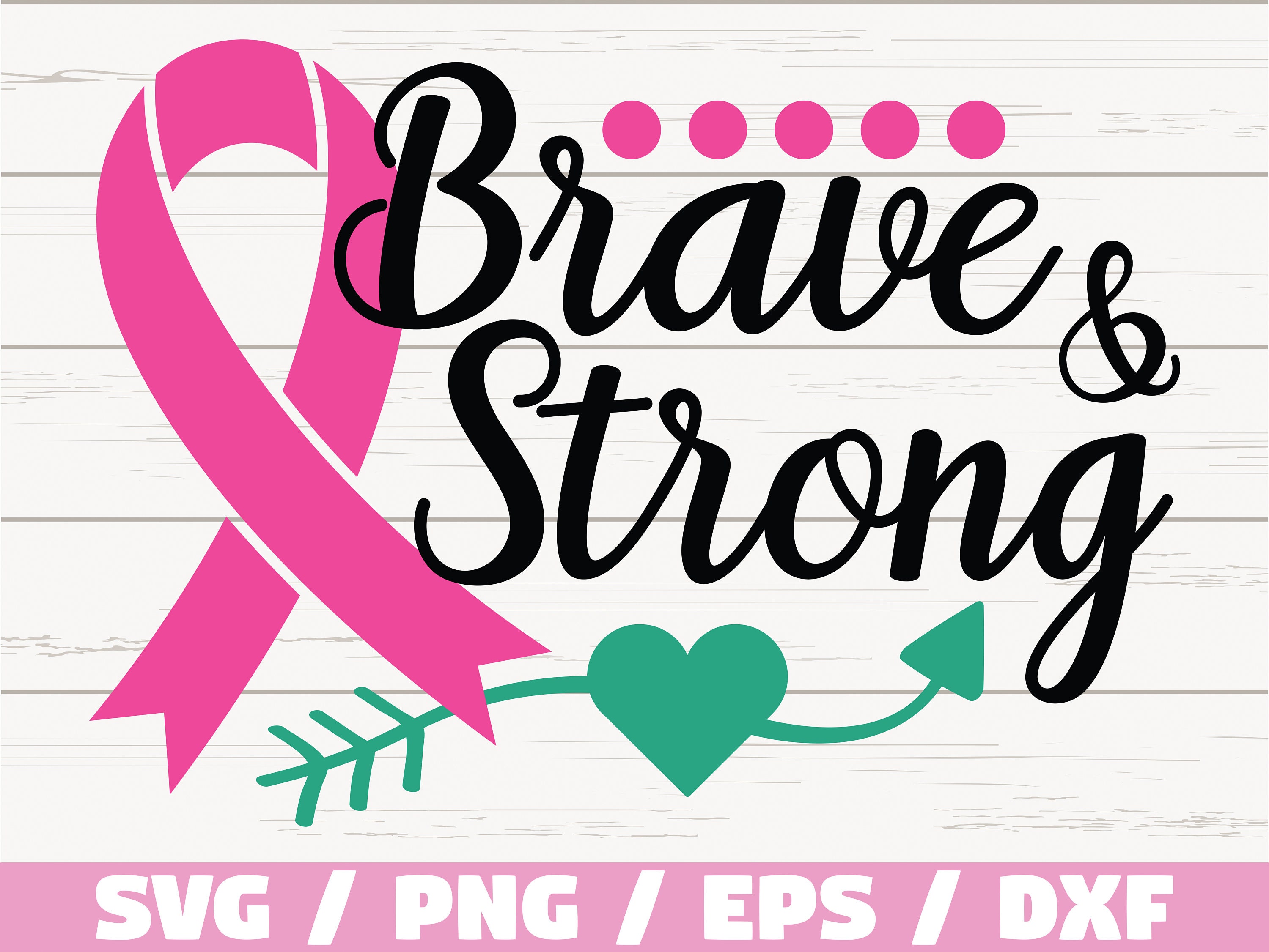 Cancer Awareness SVG Bundle, Breast Cancer SVG, Cut Files, C | Inspire ...