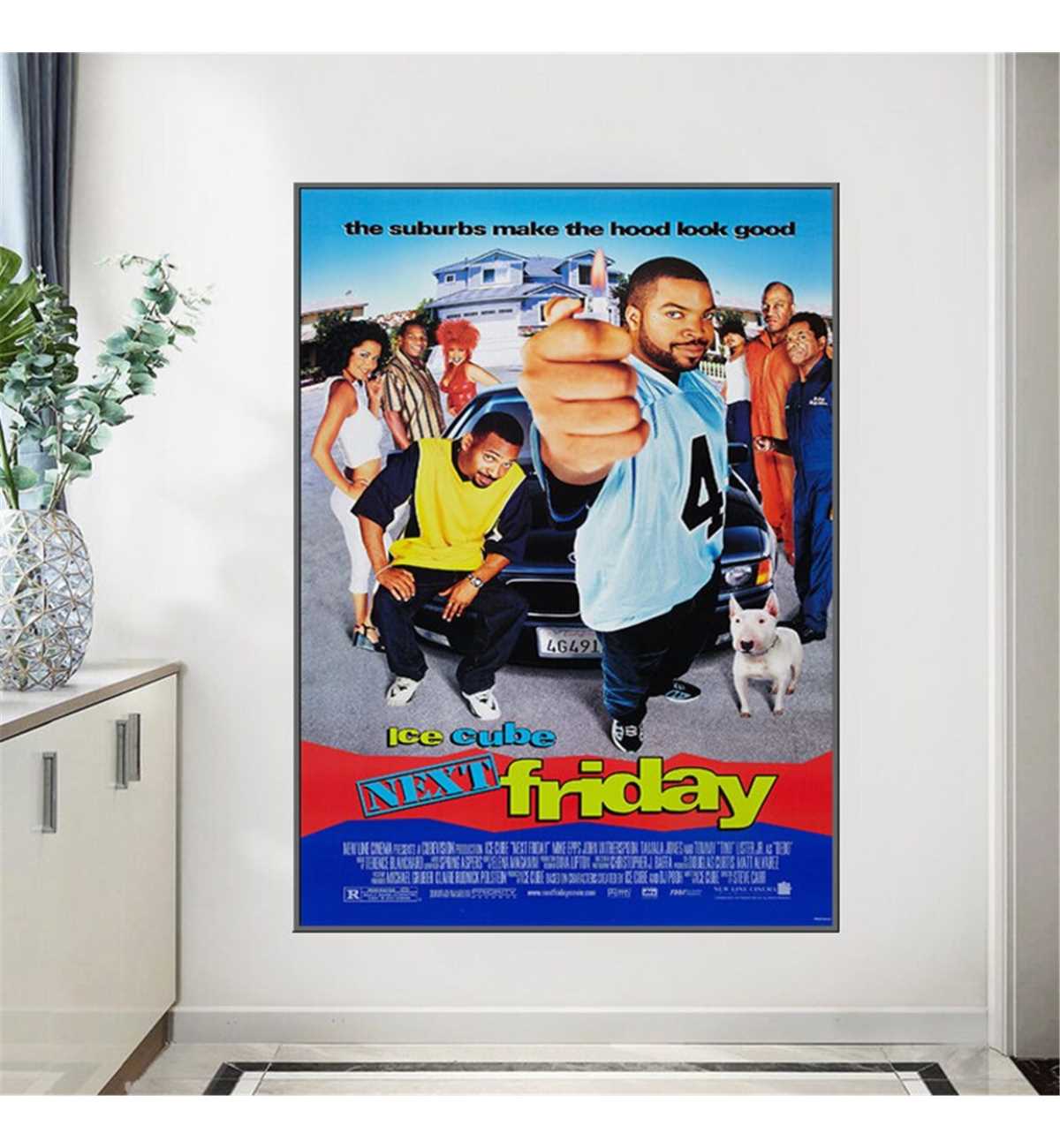 Next Friday 2000 Movie Poster Silk Print Painting | Inspire Uplift