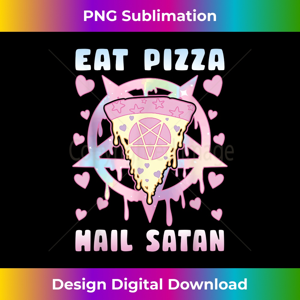 Eat Pizza Hail Satan Occult Satanic - Bespoke Sublimation Di | Inspire ...