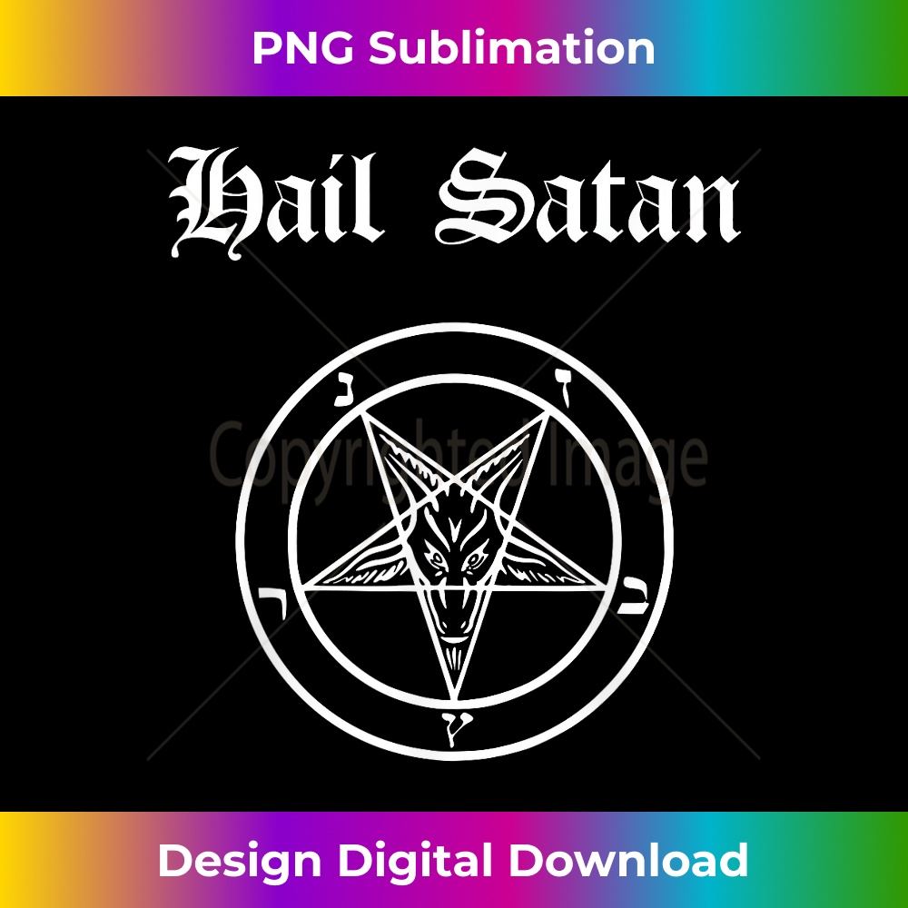 Hail Satan - Pentagram of the Devil T- 666 - Vibrant Sublima | Inspire ...