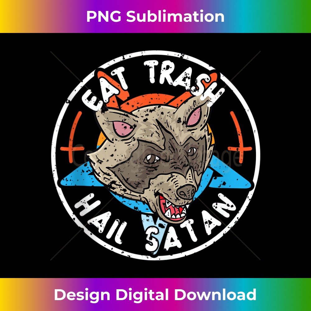 Eat Trash Hail Satan Raccoon Pentagram Satanic Garbage Gang | Inspire ...