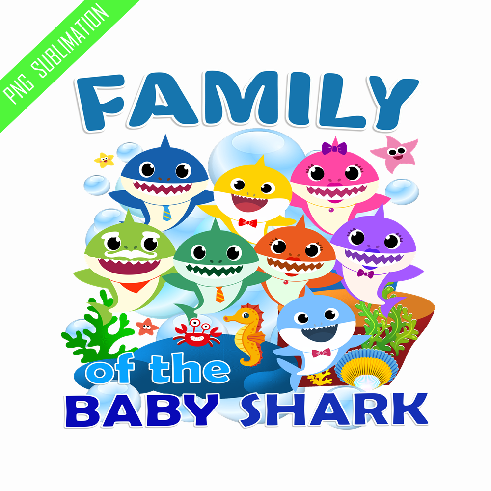 Family of the baby shark png | Inspire Uplift