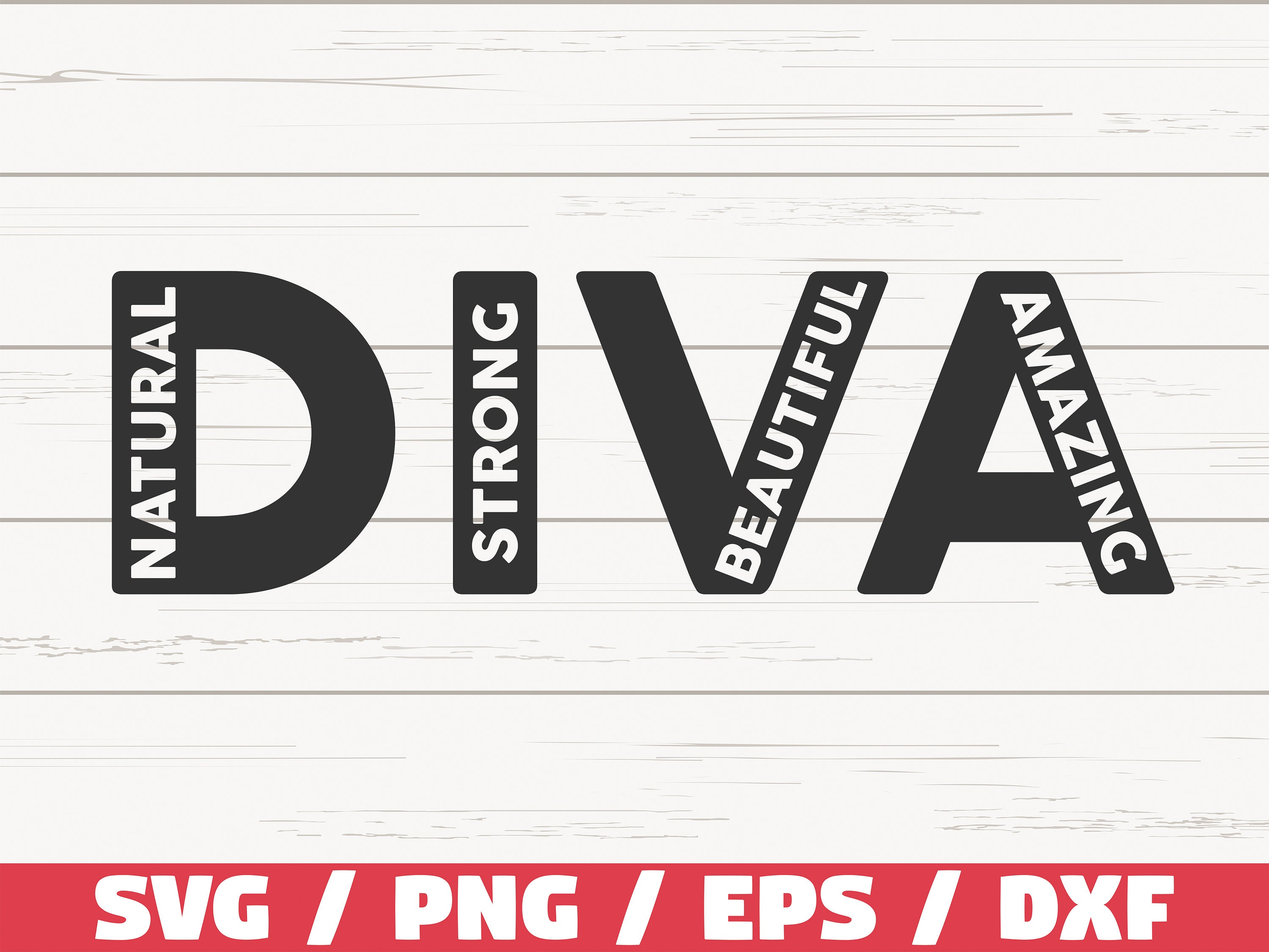 Diva SVG, Queen SVG, Cut File, Cricut - Inspire Uplift