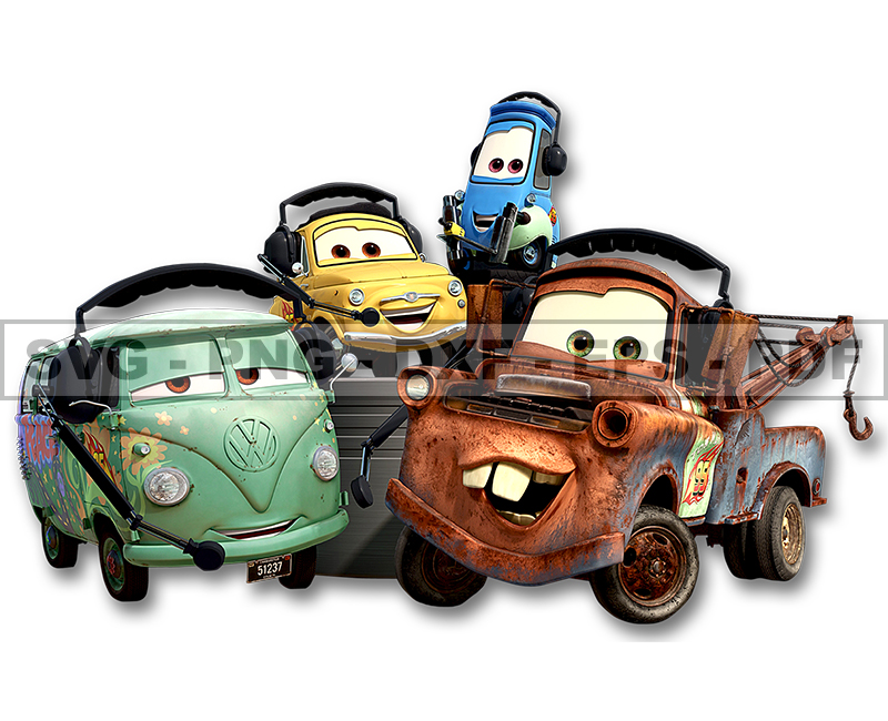 Disney Pixar's Cars png, Cartoon Customs SVG, EPS, PNG, DXF - Inspire ...