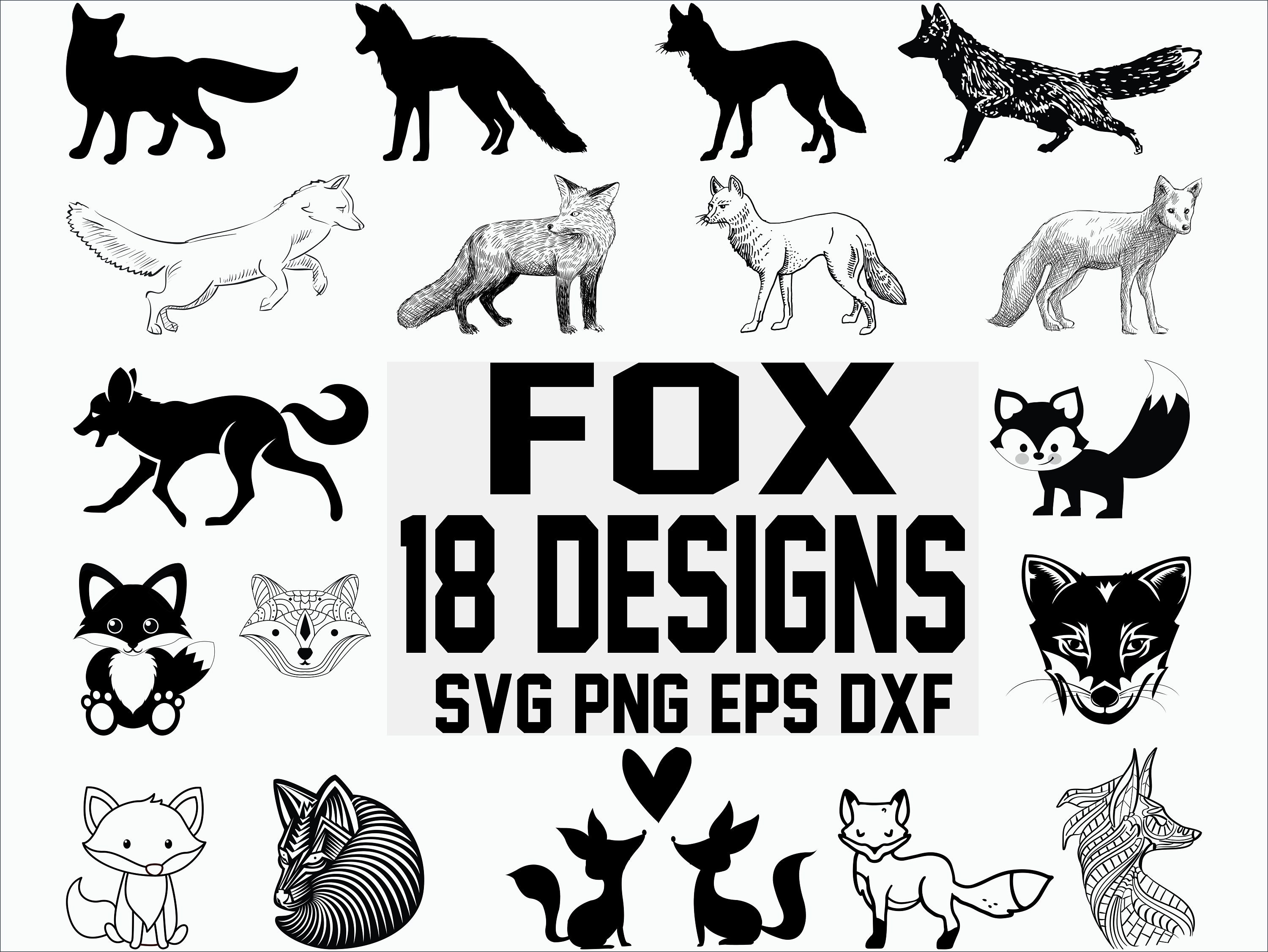 Fox svg, wildlife, cute fox svg, fox head svg - Inspire Uplift