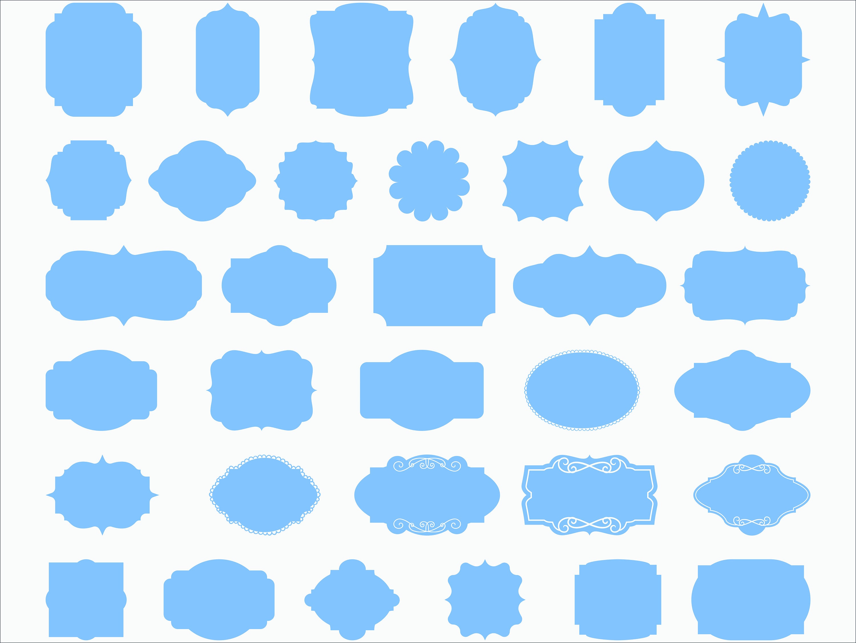 Frames svg, Label svg, Vintage frames svg, Frames svg | Inspire Uplift