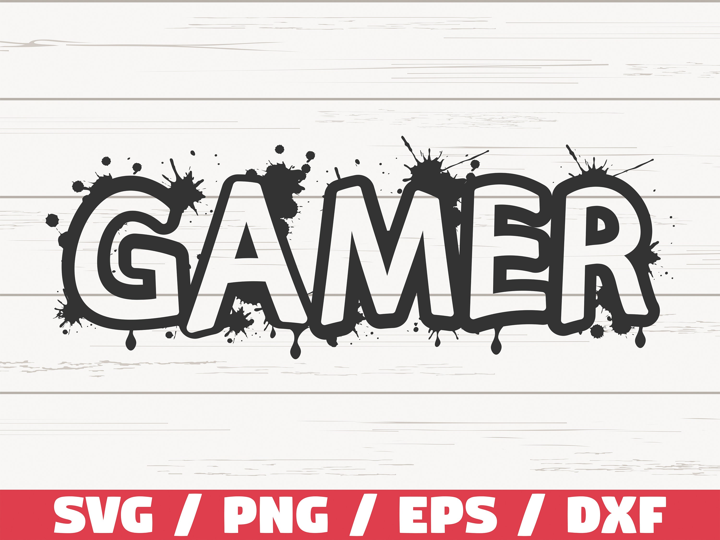 Gamer SVG, Gamer Graffiti SVG, Video Games SVG, Cut File - Inspire Uplift