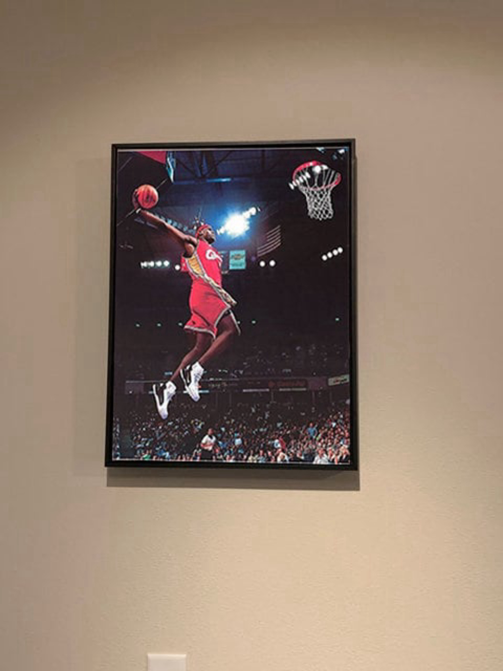 Lebron James Poster Dunk Poster, Sport Poster | Inspire Uplift