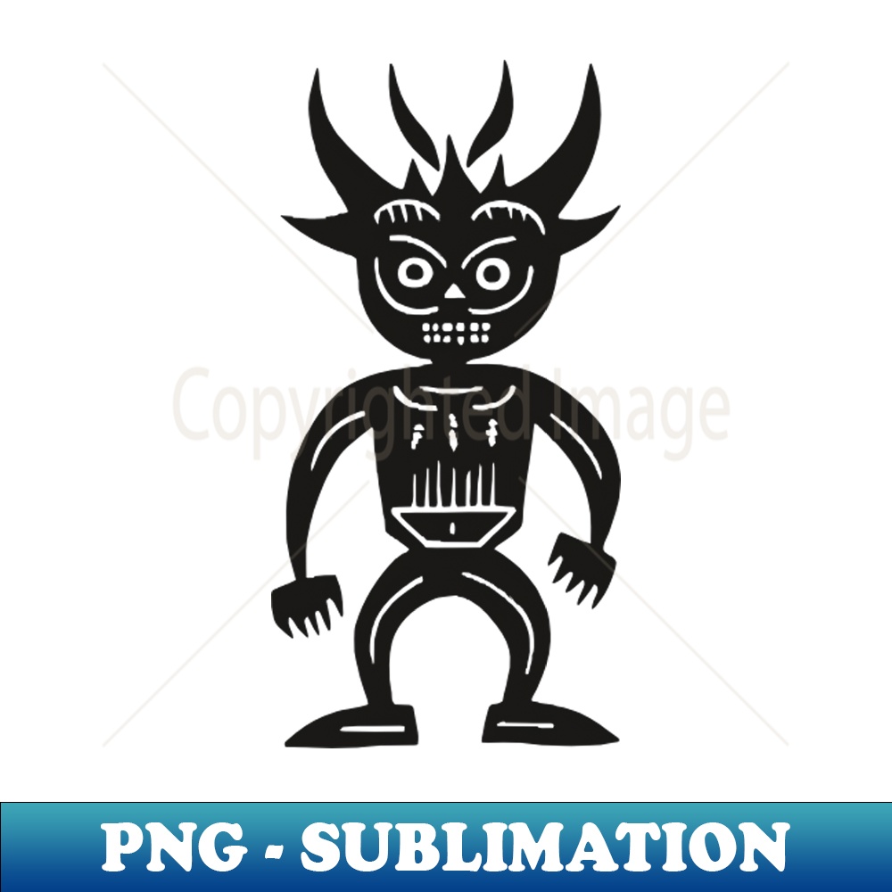 Devil - Demon - Ritual Figure - Decorative Sublimation PNG F | Inspire ...
