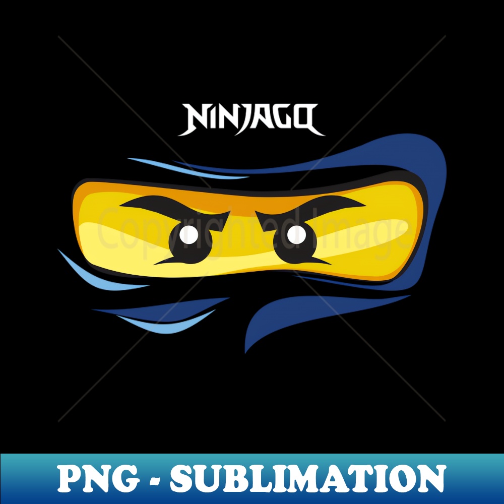 Ninjago Eyes BLUE Ninja JAY FanArt FanMade T-Shirt - Retro P | Inspire ...