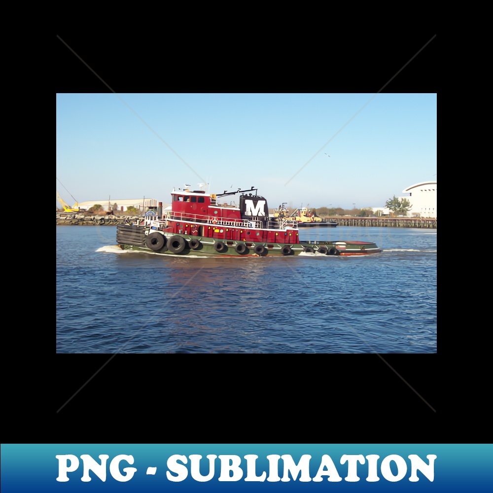 Savannah Tug Boat - PNG Transparent Sublimation File - Trans | Inspire ...