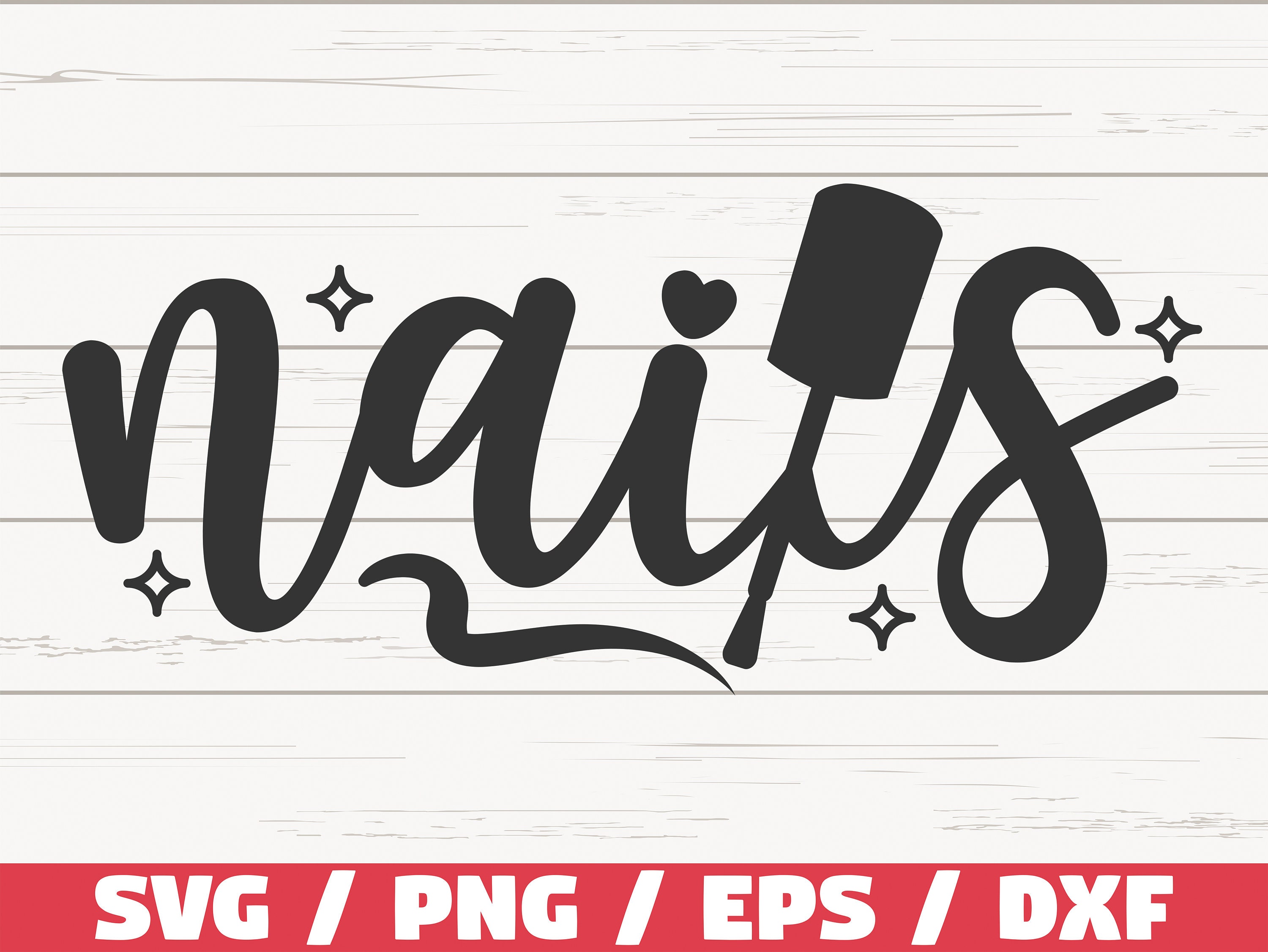 Nails SVG, Nail Tech SVG, Cut File, Cricut | Inspire Uplift