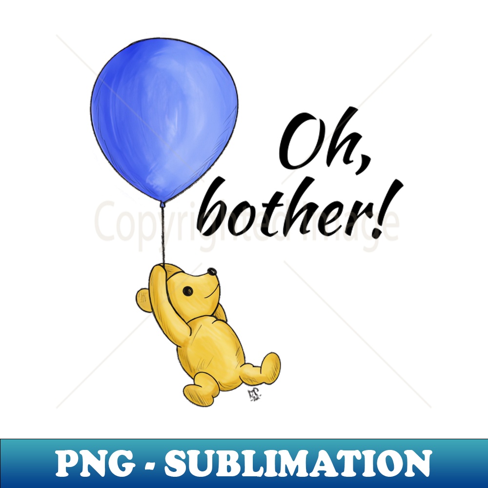 Oh bother - Winnie The Pooh and the balloon - Stylish Sublim | Inspire ...