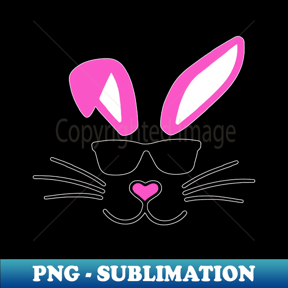 Cool Bunny - High-Resolution PNG Sublimation File - Unlock V - Inspire ...