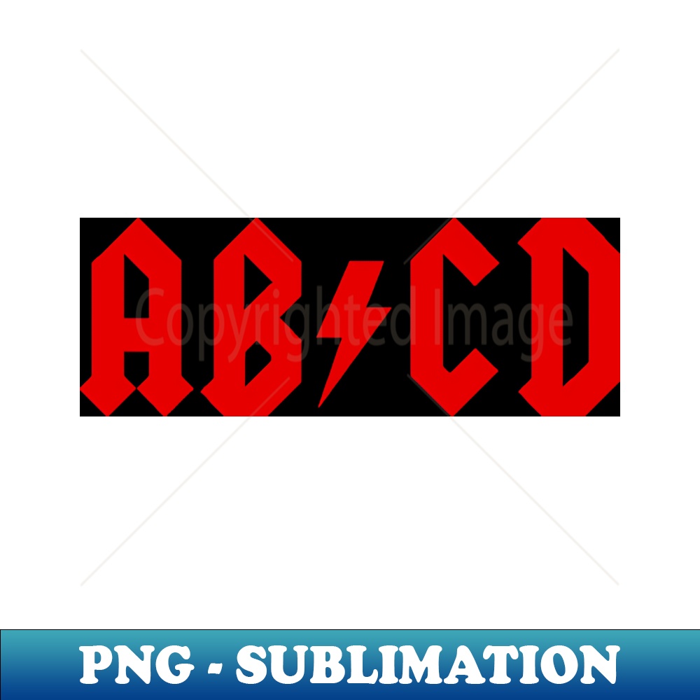 ACDC ABCD Parody Shirt rock and roll - PNG Transparent Digit | Inspire ...