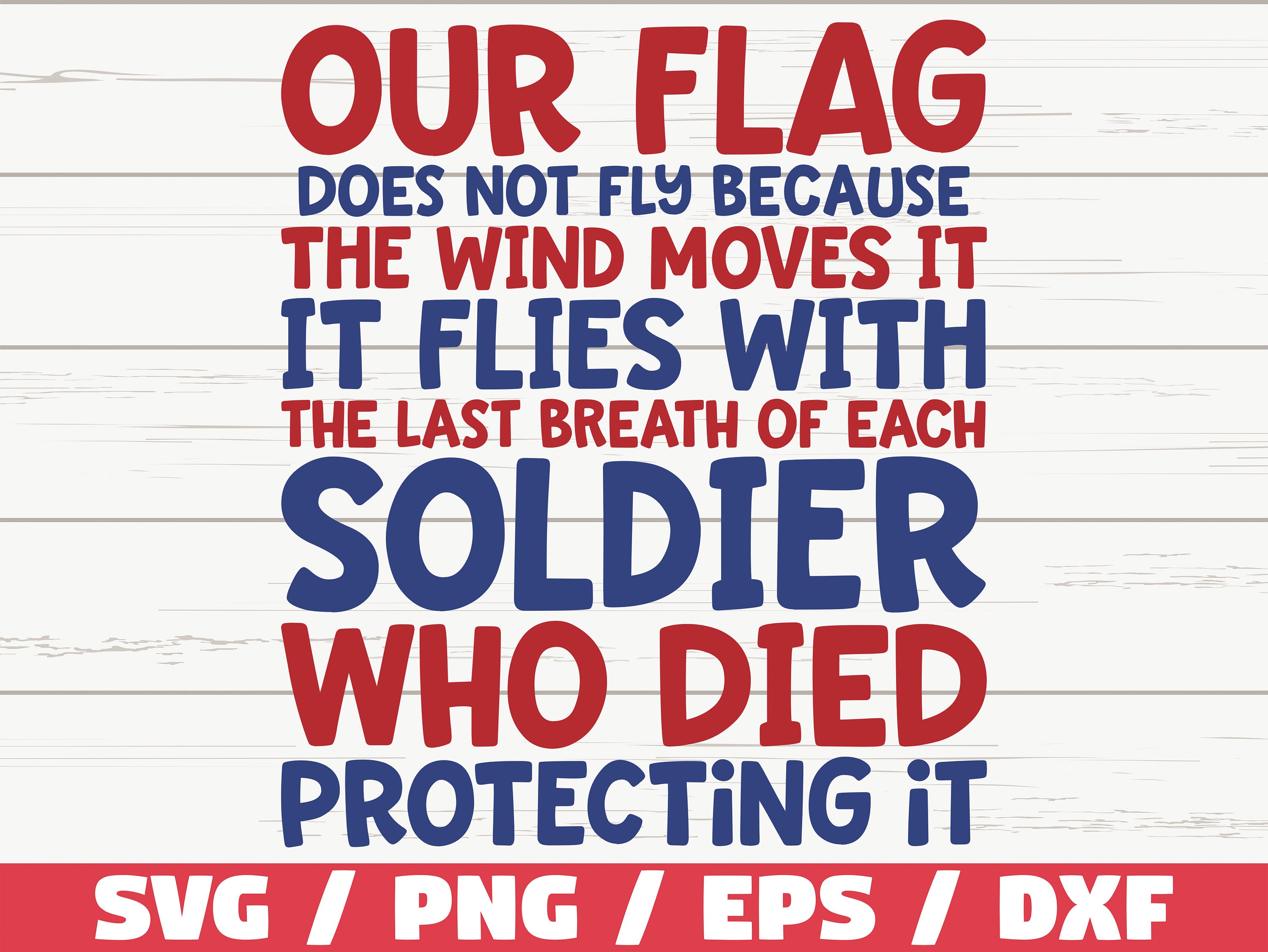 Our Flag SVG, America SVG, Cut File, Clip art - Inspire Uplift