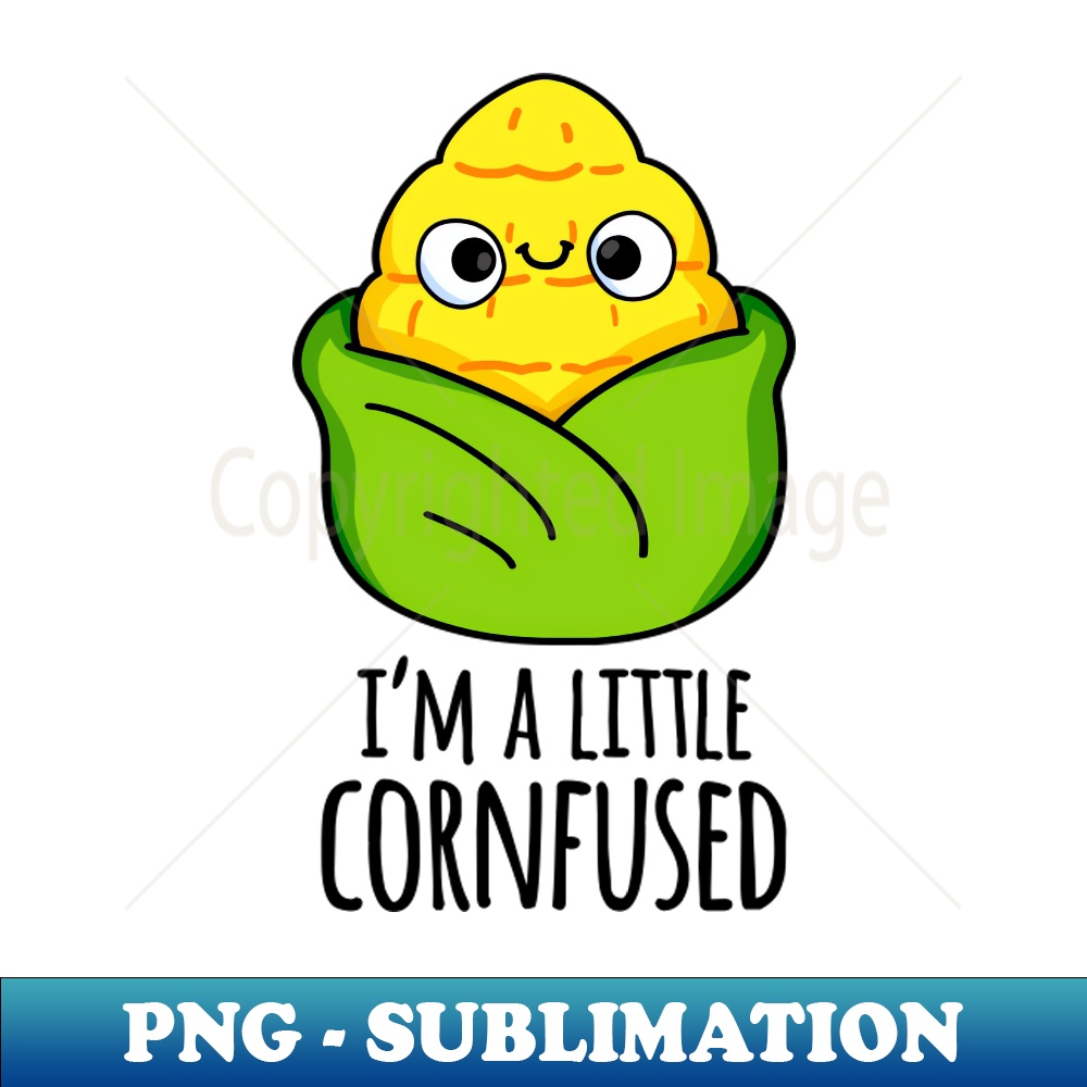 Im A Little Corn-fused Funny Corn Pun - Decorative Sublimati | Inspire ...