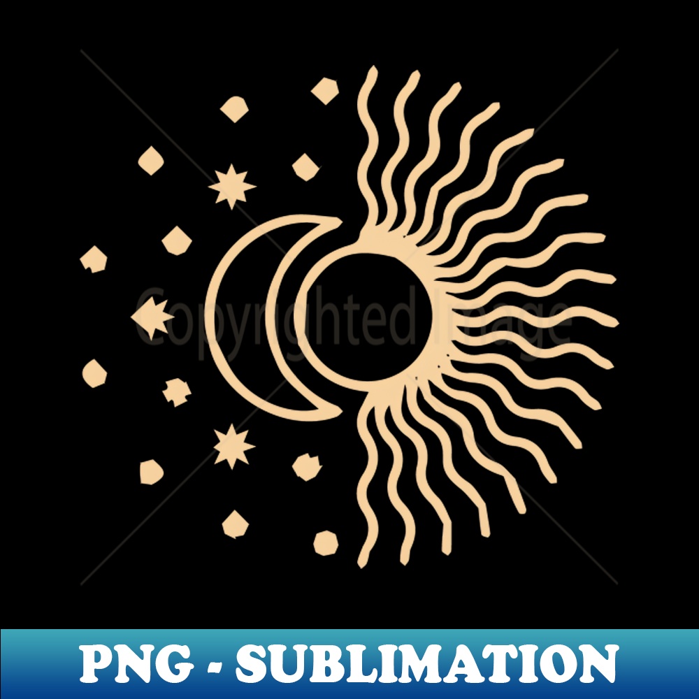 bohemian astrological design with sun stars and sunburst Boh | Inspire ...