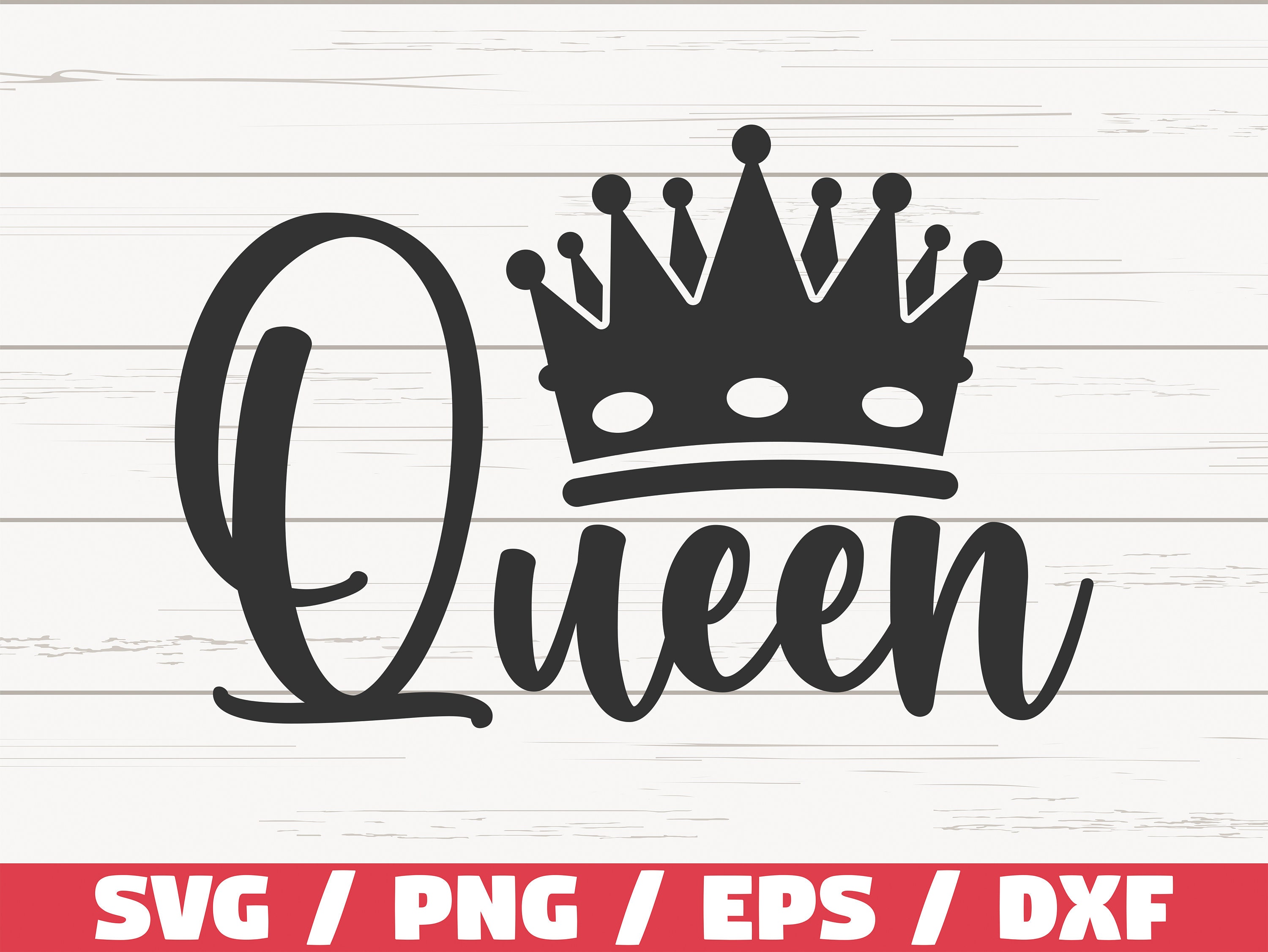 Queen SVG, Black Queen SVG, Cut File, Cricut | Inspire Uplift