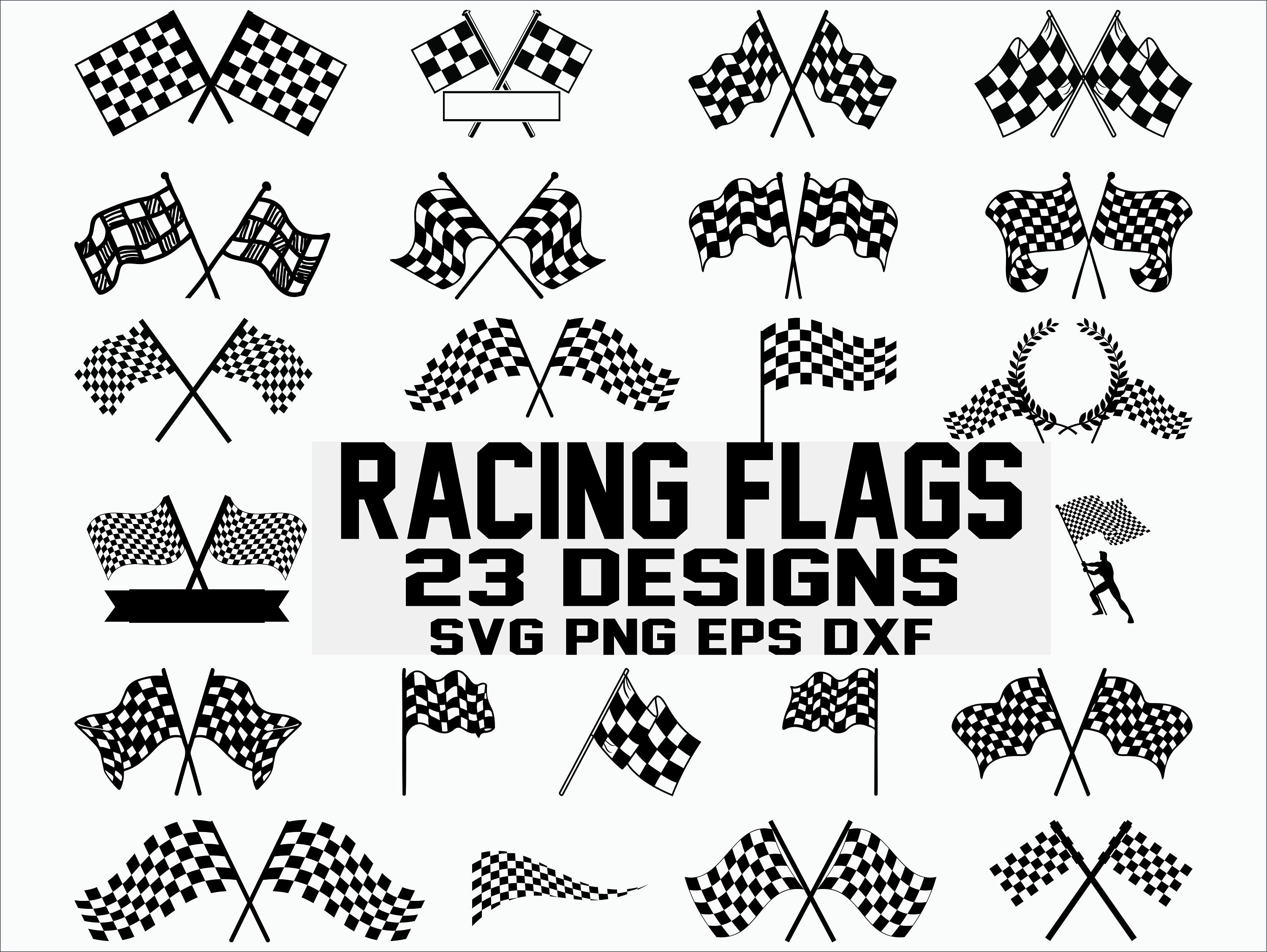 Racing Flag SVG, Race Car Flag SVG, checkered flag svg, rall | Inspire ...