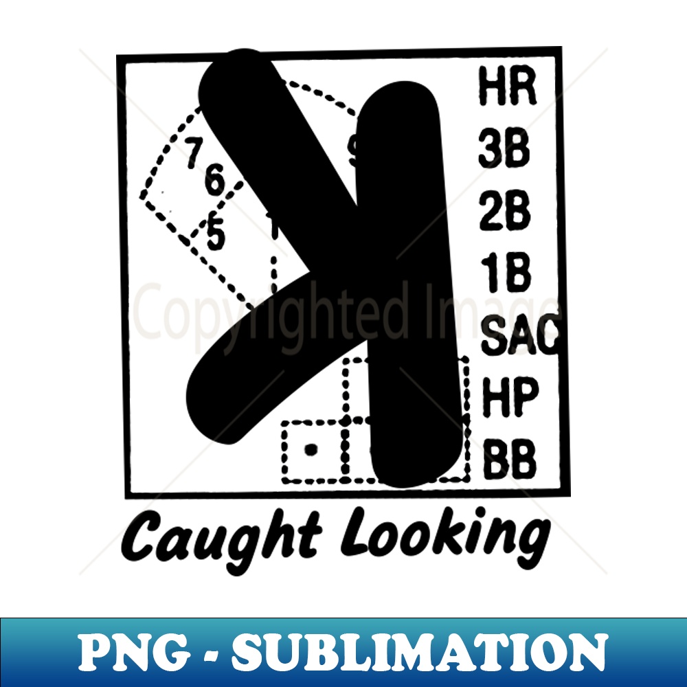 Caught Looking Baseball Backwards K funny baseball softball | Inspire ...