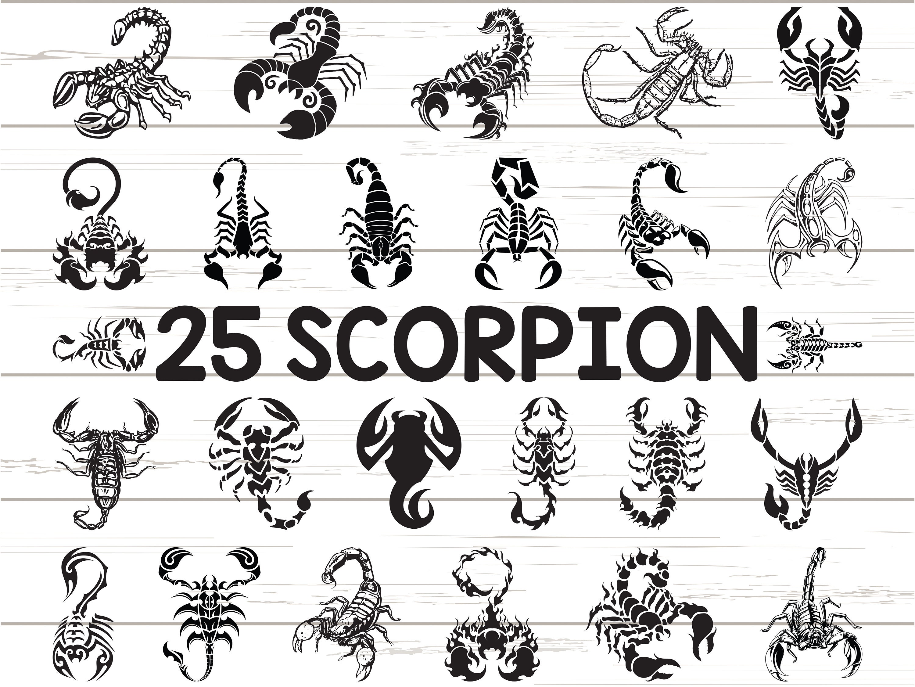 Scorpion SVG, Scorpion Clipart, Cut Files, Cricut - Inspire Uplift
