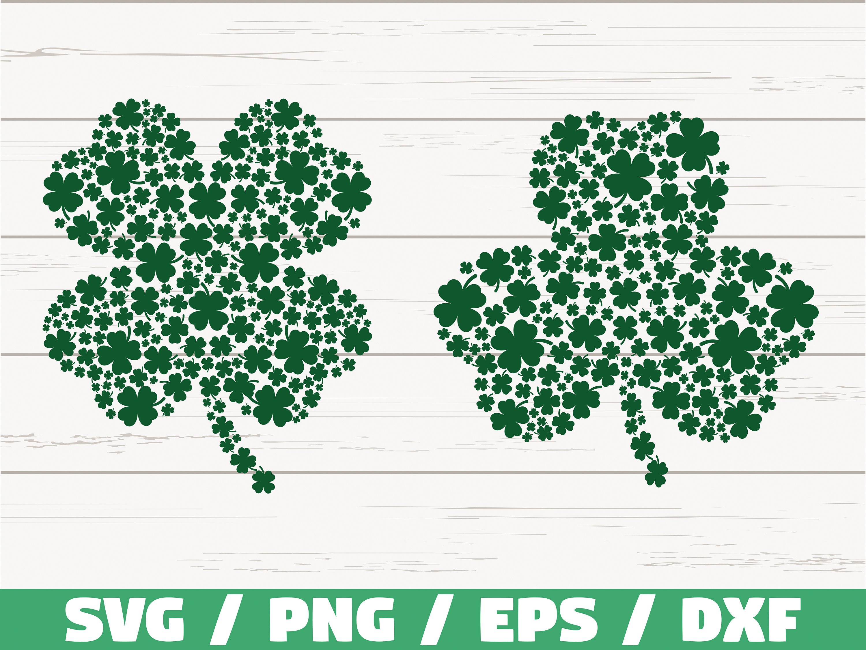 Shamrock SVG, St. Patricks Day SVG, Clover Svg, Cut File - Inspire Uplift