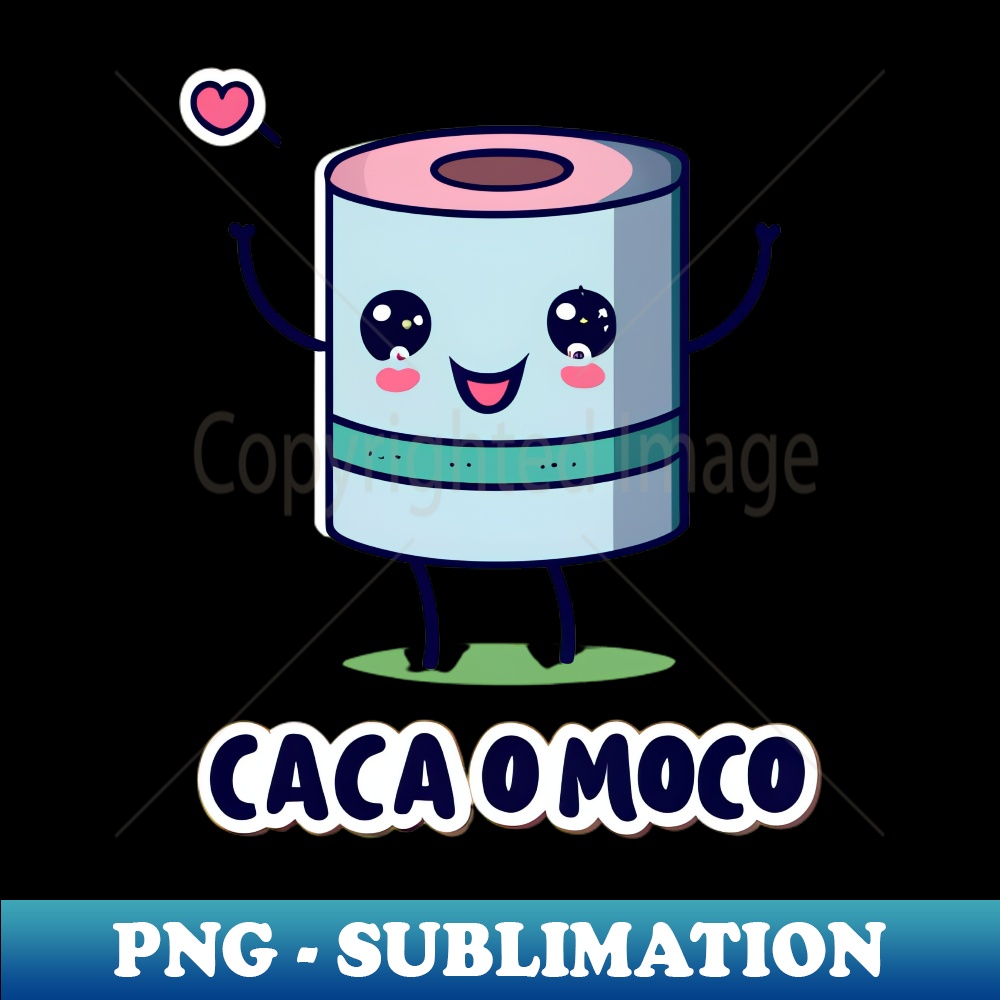 Kawaii 2 Toilet Paper Illustration Caca o Moco - Cute and Ad | Inspire Uplift
