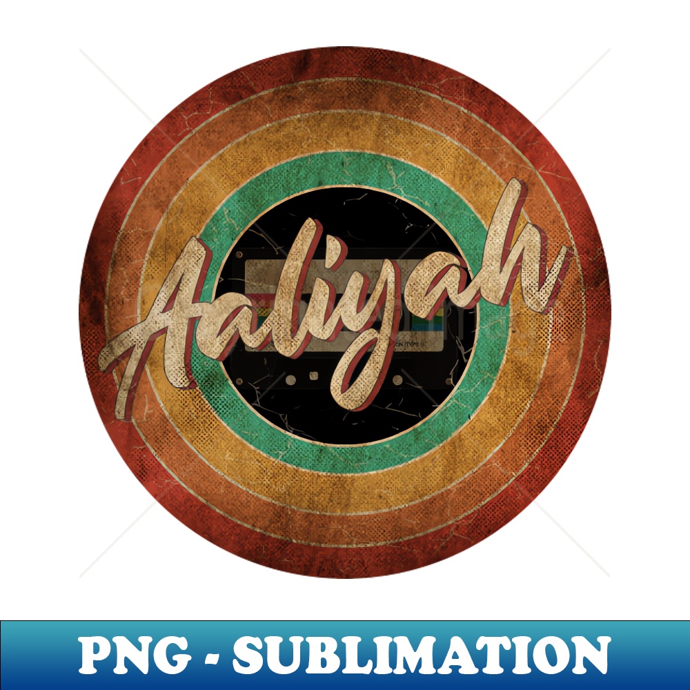Aaliyah Vintage Circle Art - PNG Transparent Digital Downloa | Inspire ...