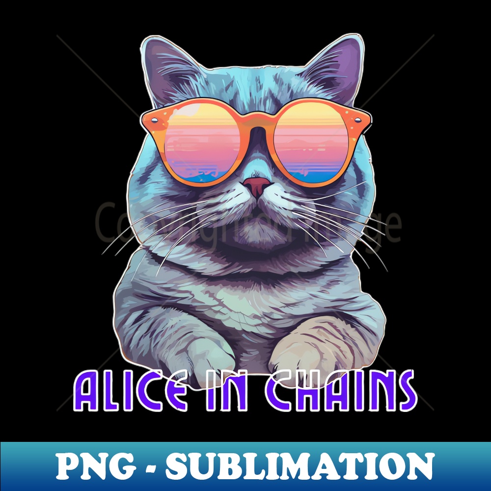 cat alice in chains - PNG Sublimation Digital Download - Bri - Inspire ...