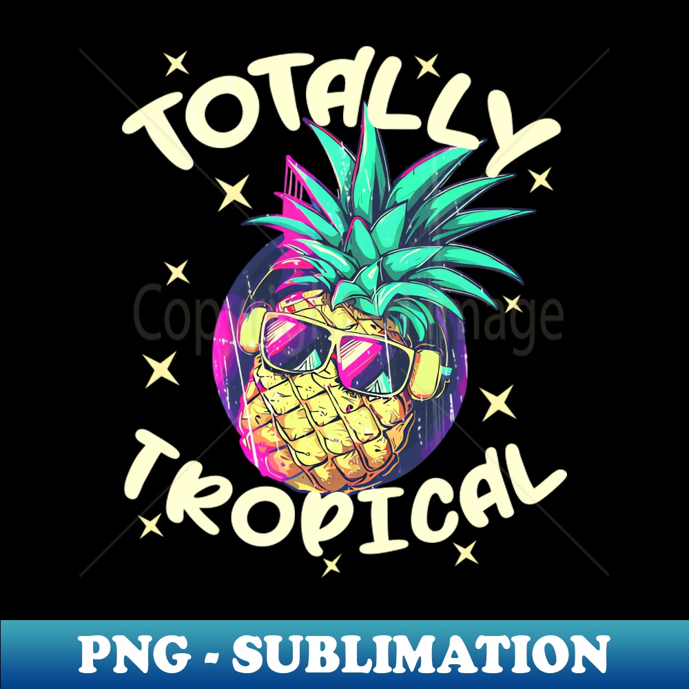 Pineapple Lovers - Retro PNG Sublimation Digital Download - - Inspire Uplift