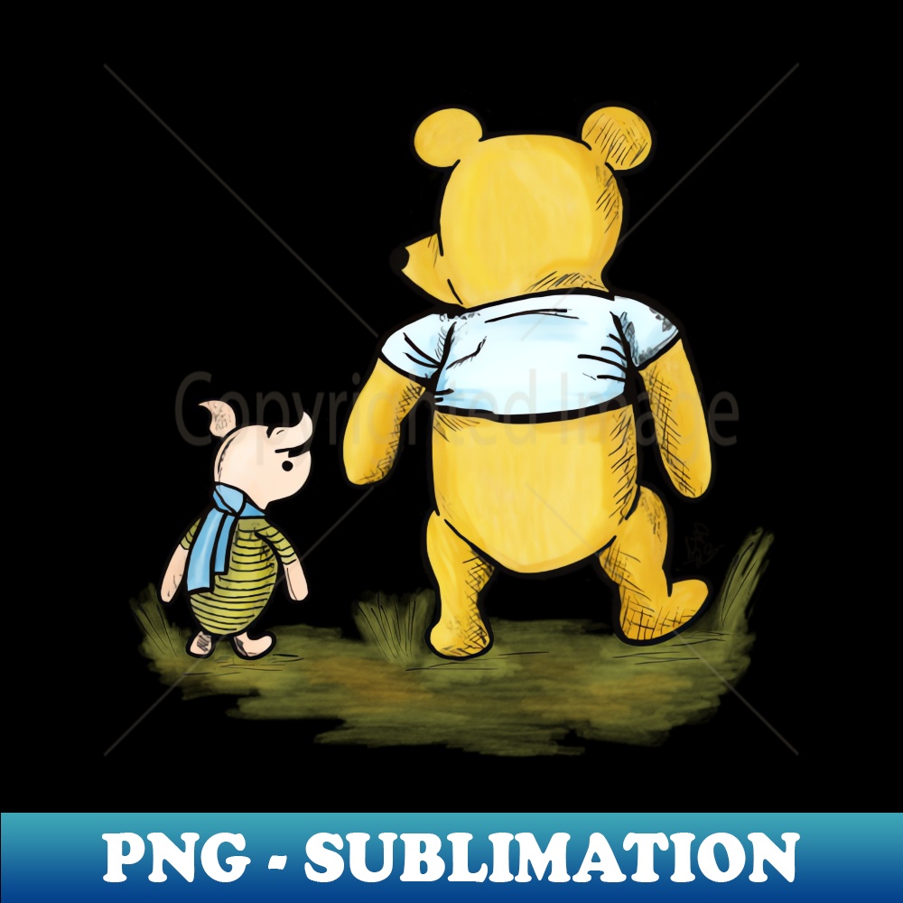 Winnie the Pooh and Piglet go for a walk - Stylish Sublimati - Inspire ...