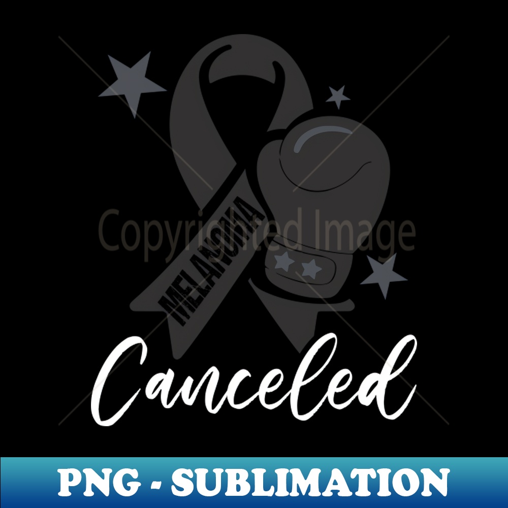 Black Ribbon Melanoma Cancer Awareness - Decorative Sublimat - Inspire ...