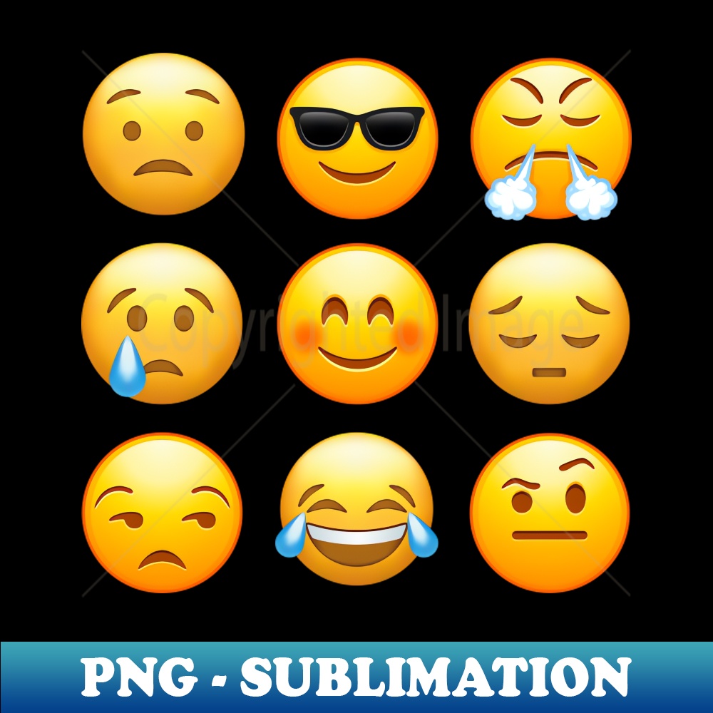 EMOTION EMOJIS - Premium PNG Sublimation File - Capture Imag | Inspire ...