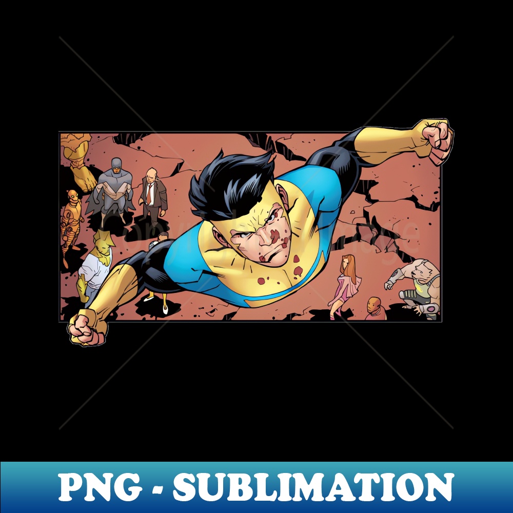 invincible scene - High-Resolution PNG Sublimation File - De | Inspire ...