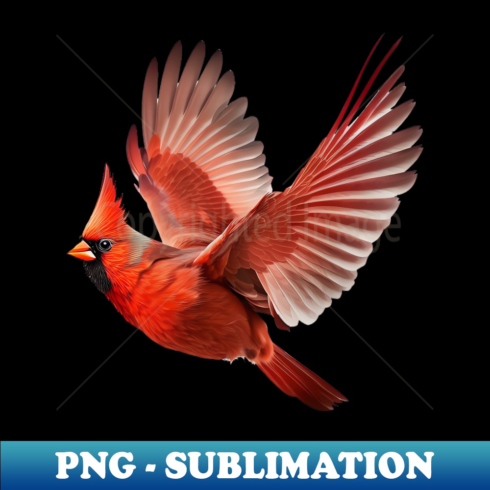 Red Cardinal - Premium Sublimation Digital Download - Unlock | Inspire ...