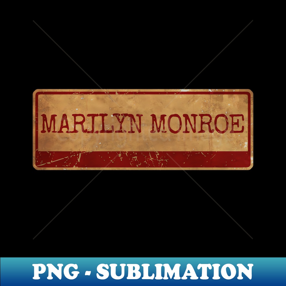 Marilyn Monroe Text gold siple retro vintage - Exclusive PNG | Inspire ...