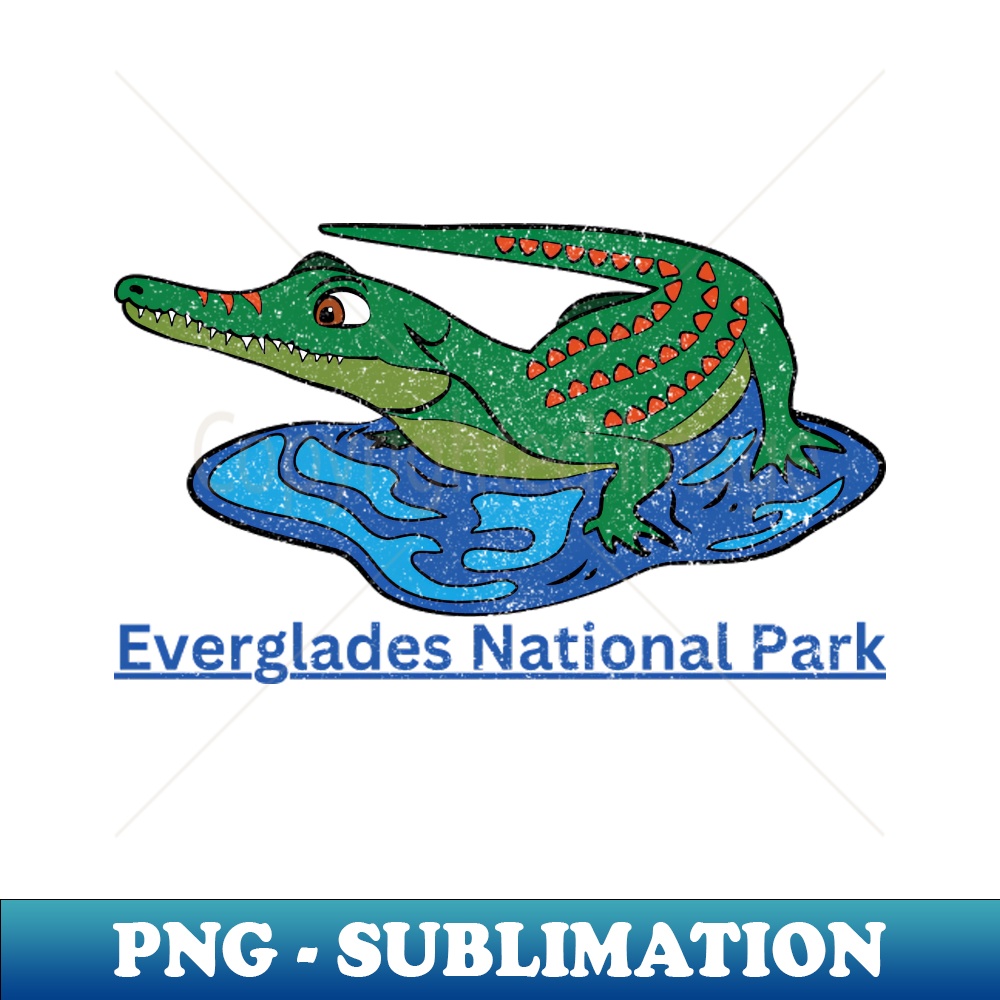 Everglades National Park Vintage Alligator - PNG Sublimation | Inspire ...