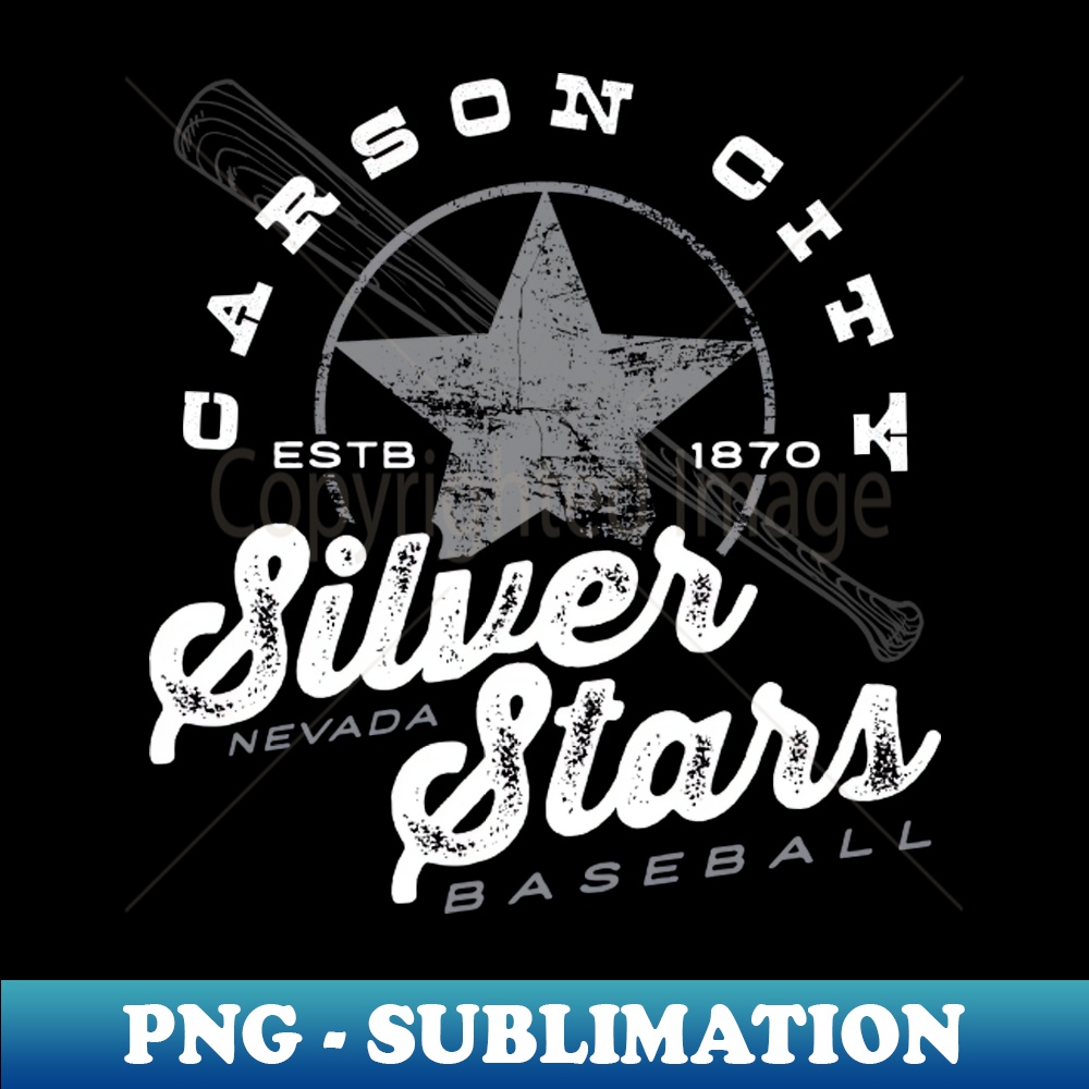 Carson City Silver Stars - PNG Transparent Sublimation File | Inspire ...