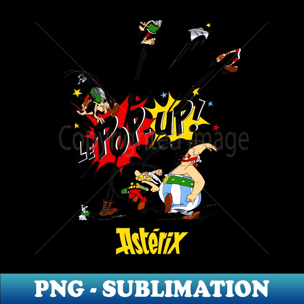 Asterix Obelix PAF Pop-Up Punch Hit - Premium PNG Sublimatio - Inspire ...