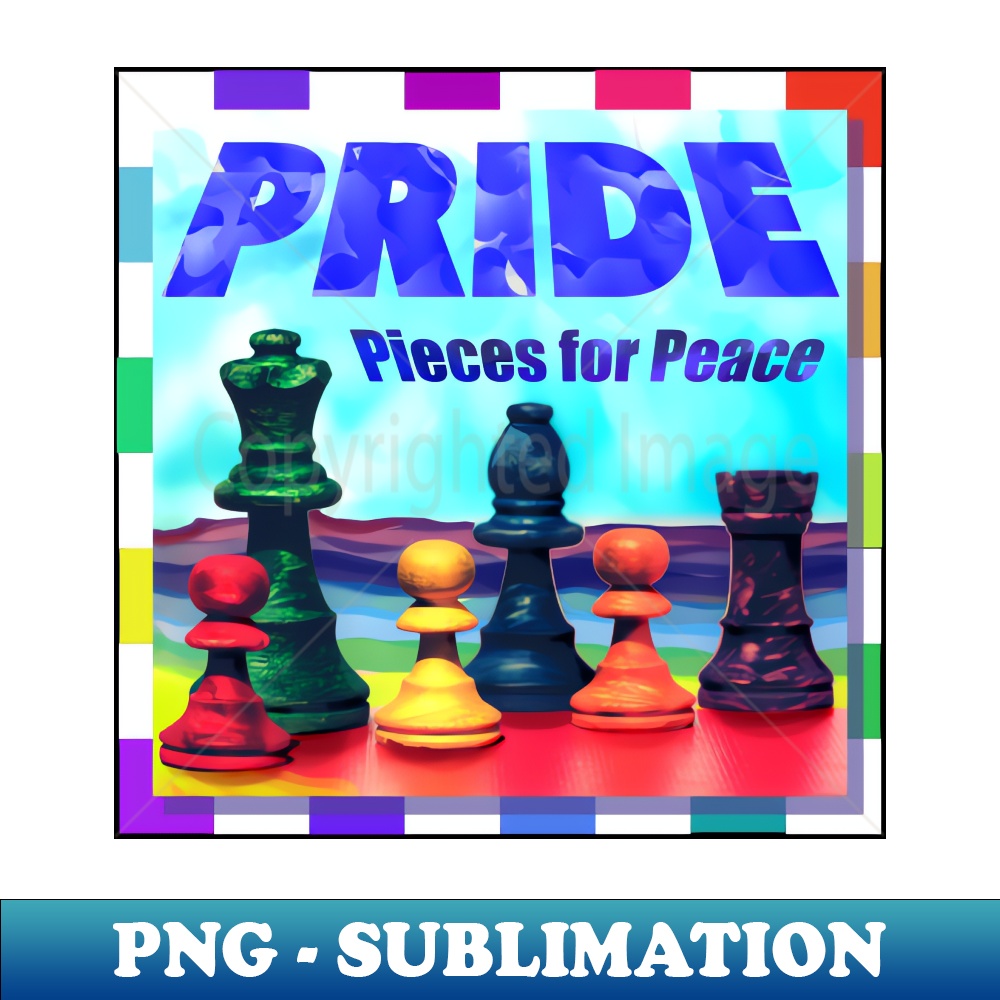 Pride Pieces for Peace Chess Pieces - Premium Sublimation Di | Inspire ...