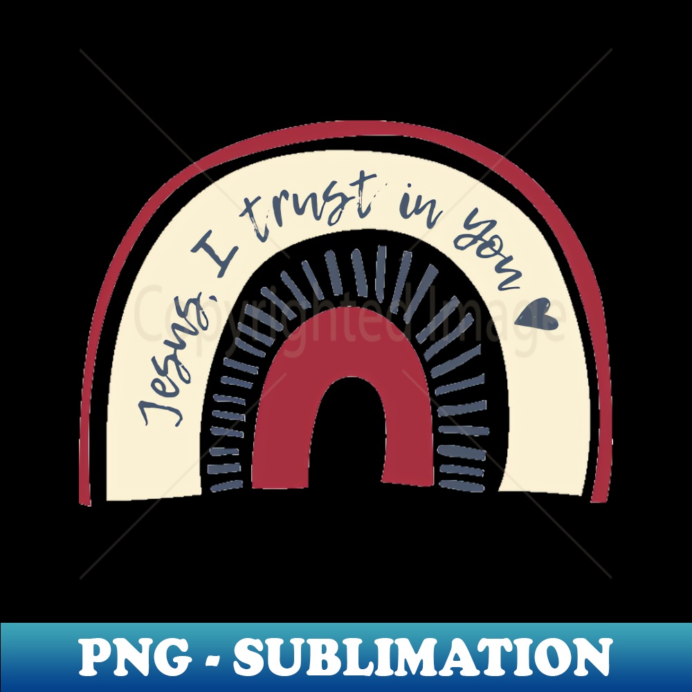 Jesus I Trust In You Divine Mercy - Instant PNG Sublimation - Inspire ...