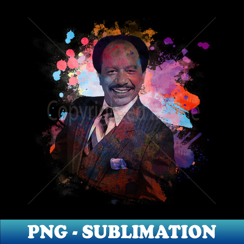 George jefferson - Watercolor Illustration - Instant PNG Sub | Inspire ...
