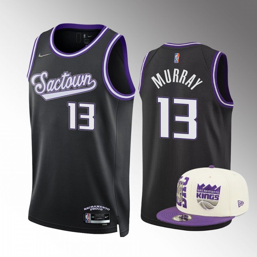 Sacramento Kings Keegan Murray Black City Jersey | Inspire Uplift