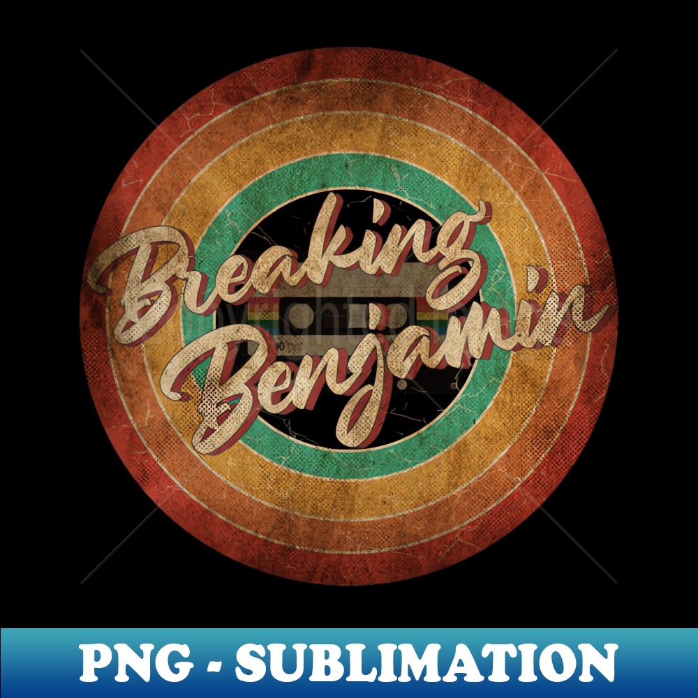 Breaking Benjamin Vintage Circle Art - Exclusive Sublimation | Inspire ...