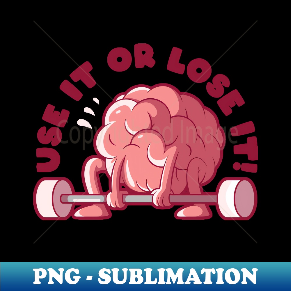 Workout Brain - PNG Transparent Sublimation Design - Enhance | Inspire ...
