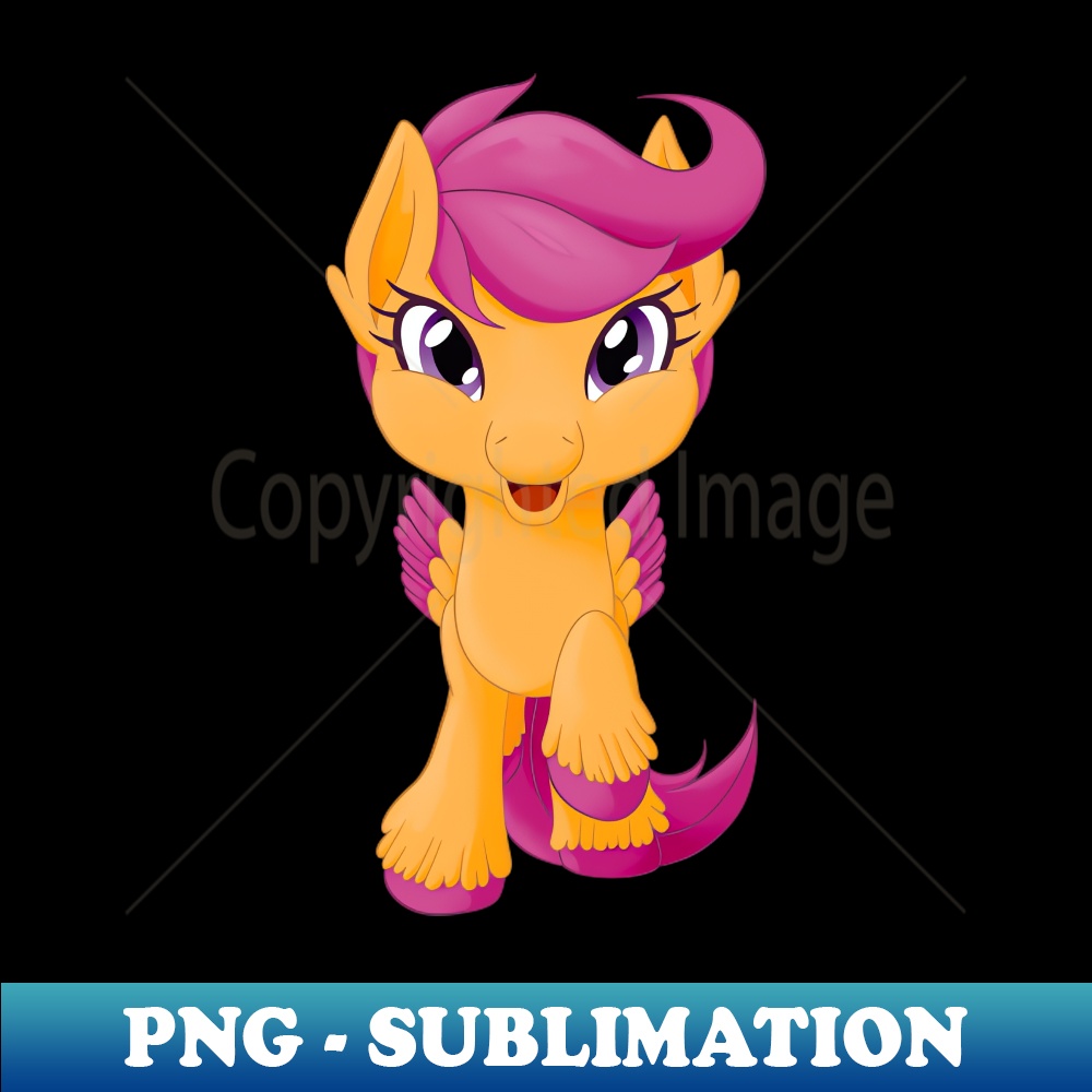 My Little Pony Scootaloo - PNG Transparent Sublimation File | Inspire Uplift